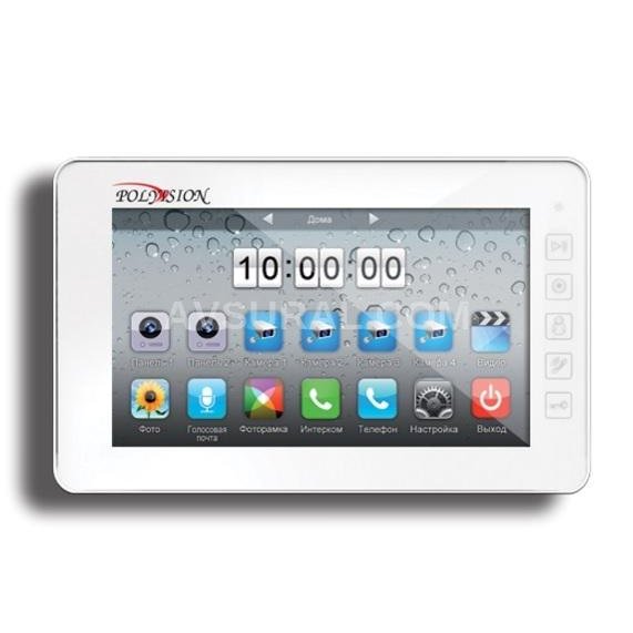 Polyvision PVD-7L v.7.1 white Домофон с памятью 7